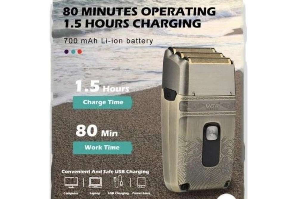 Электробритва VGR V-335 водонепроницаемая купить Харьков, Киев - интернет-магазин PMV